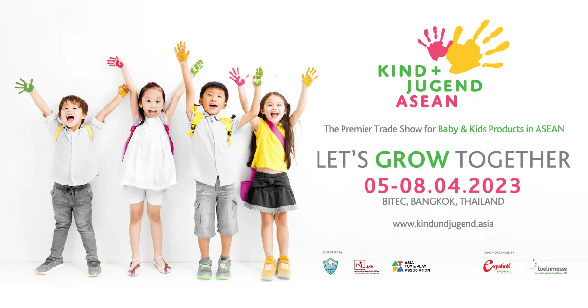 Kind + Jugend ASEAN 2023 งานแสดงสินค้านานาชาติสำหรับเด็กแห่งภูมิภาคอาเซียน