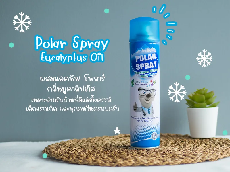 อากาศสะอาดสดชื่นมีจริง! Polar Spray สเปรย์ปรับอากาศที่คุณแม่เทใจให้ดูแล ...