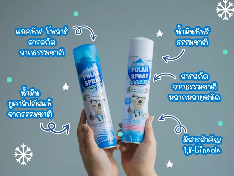 อากาศสะอาดสดชื่นมีจริง! Polar Spray สเปรย์ปรับอากาศที่คุณแม่เทใจให้ดูแล ...
